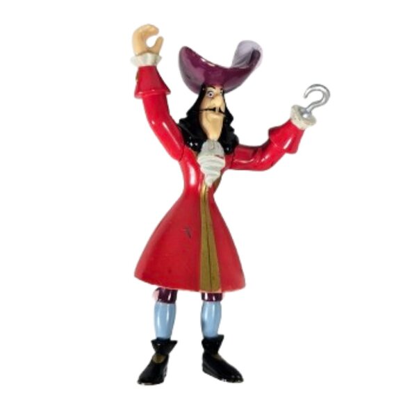 Disney | Toys | Disney Captain Hook Plastic Pvc Figure 5 Peter Pan Toy ...